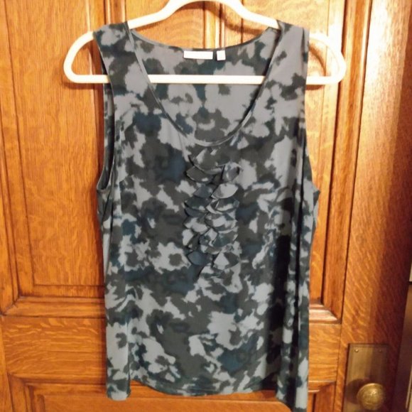 Halogen | Tops | Halogen Silk Top Medium Excellent Condition Shades Of ...